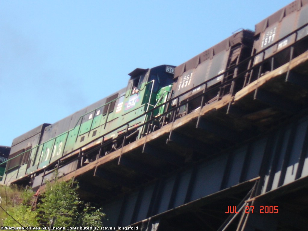 LS&I ENGINE # 3003 AT THE DOCK